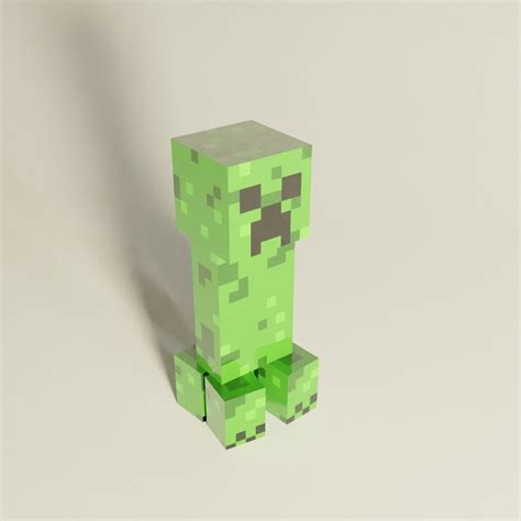 Minecraft Creeper 3d Model Cgtrader