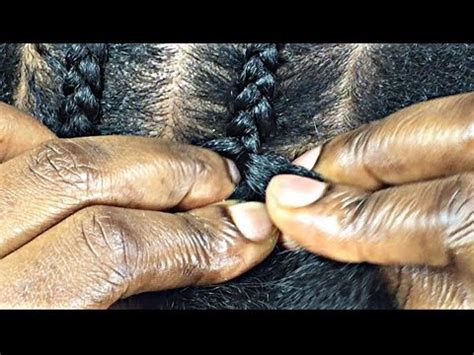 143 HOW TO CORNROW 4 BEGINNERS ONLY YouTube