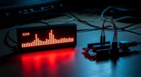 Arduino Audio Spectrum Visualizer With Led Matrix Display Dfrobot Maker Community