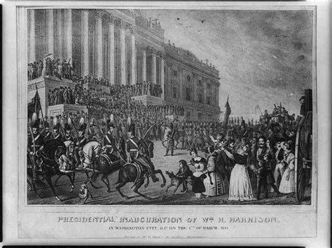 William Henry Harrison Inauguration
