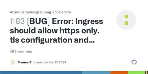 Bug Error Ingress Should Allow Only Tls Configuration And Annotation Gress