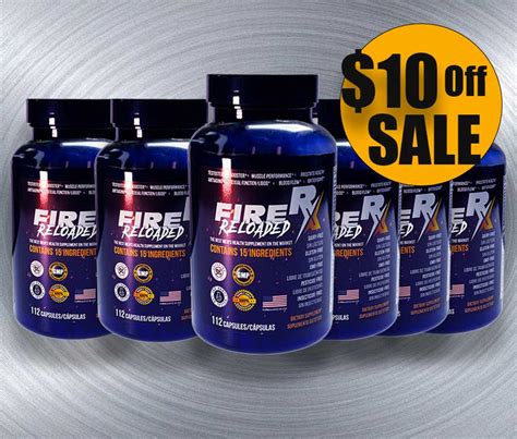 Firerx Reloaded 112 Tablets Dietary Supplement Per Bottle 6