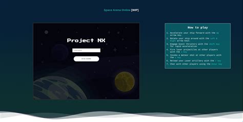 GitHub Ticketedmoon Space Arena Online An Online Multiplayer Space Game Built With Node Js