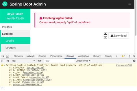 fetching logfile failed · issue 1393 · codecentric spring boot admin