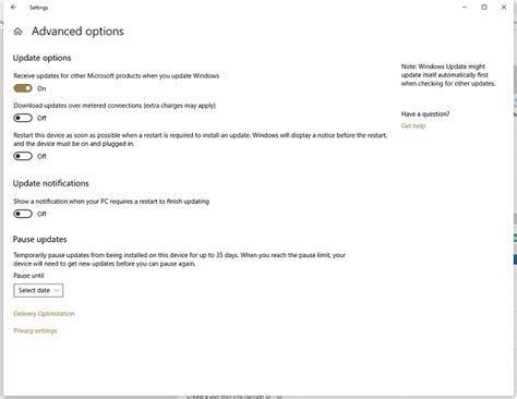 Cannot Turn Off Pause Option Windows 10 Forums