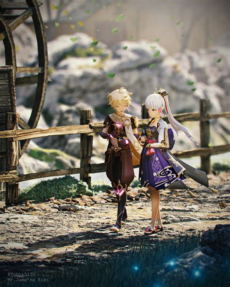 Ayaka And Aethers Important Moment By Tobor5150 R Aether Mains