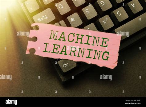 Conceptual Display Machine Learning Business Concept The Concept That A Computer Can Learn New