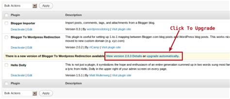 Update Version 203 Of Blogger To Wordpress Redirection Plugin