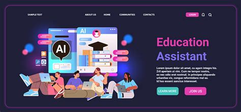 Siswa Belajar Online Di Aplikasi Komputer Dengan Konsep Elearning Asisten Pendidikan Ai Helper