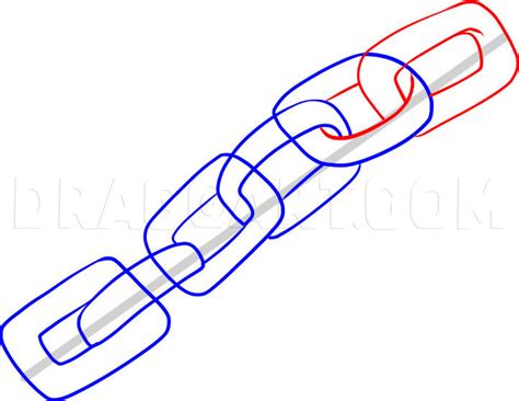 How To Draw A Chain Drawing Step By Step By Dawn DragoArt