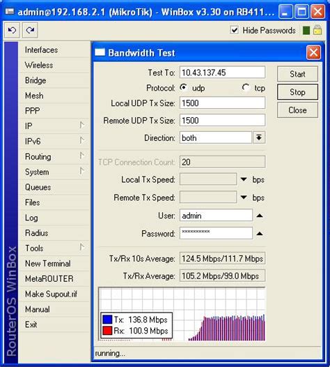 Mikrotik Bandwidth Test Ladineks Busy Net
