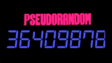 Pseudorandom Number Generators Youtube