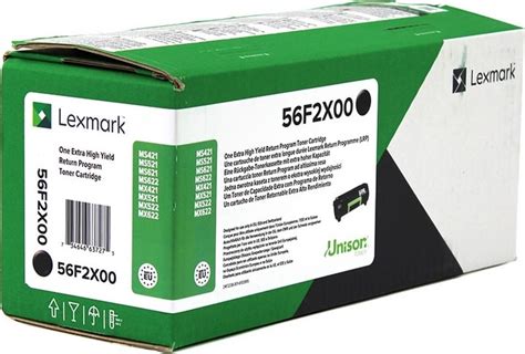 Lexmark 56f2x00 Return Lasertoner Sort 20000s Lomax