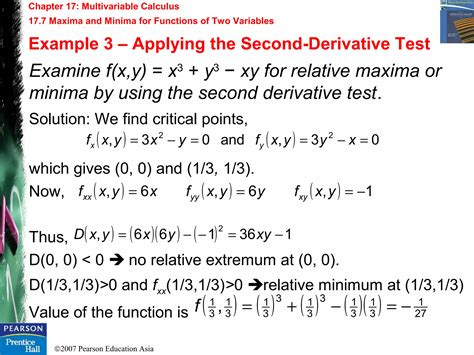 Chapter 17 Multivariable Calculus Ppt