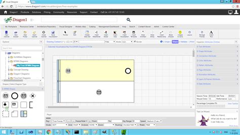 Create A BPMN Diagram In The Visual Designer Dragon