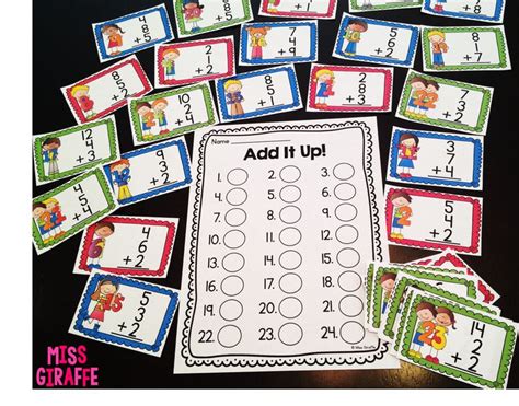 Adding 3 Numbers Primary Maths Activities First Grade Math
