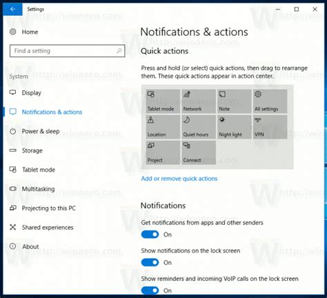 How To Disable Action Center Notifications In Windows