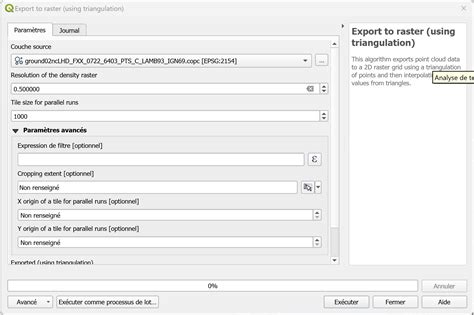 Qgis For Lidar Digital Terrain Model Dtm With Cloudcompare Blog Gis And Territories