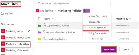 How To Move Folders In Sharepoint Online And Onedrive
