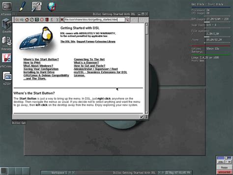 Damn Small Linux 다운로드
