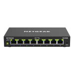 Netgear Prosafe Plus GS108E Ethernet Switch 8 Ports 101001000Base T 2 Layer Supported Desktop