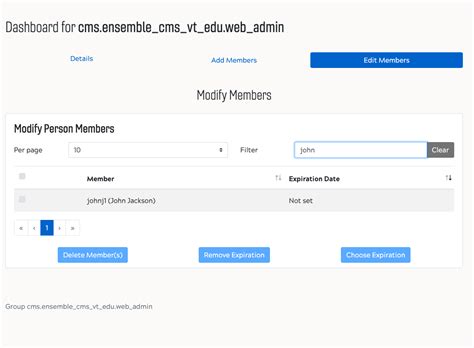 Site Access And User Management Ensemble Cms Documentation Virginia