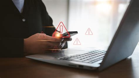 Premium Photo Malicious Software Virus And Cybercrime System Warning Hacked Alert Cyberattack