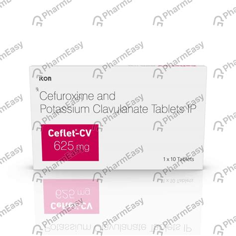 Ceflet Cv 625mg Strip Of 10 Tablets Uses Side Effects Price And Dosage