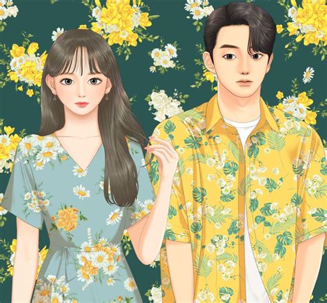 당신의 캐릭터를 위한 꽃무늬 패턴and브러쉬 텀블벅 크리에이터를 위한 크라우드펀딩