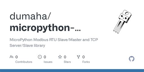 Github Dumahamicropython Modbus Micropython Modbus Rtu Slavemaster