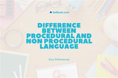 Learn Difference Between Procedural And Non Procedural Language