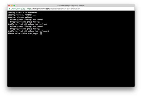 How To Use Luks For Full Disk Encryption On Linux How Vps How To Usesetup Vps