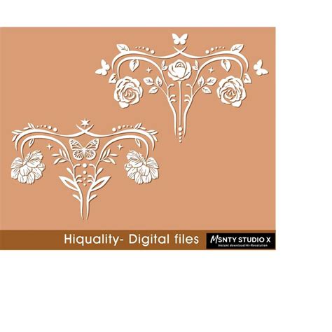 Floral Uterus Svguteruses Svggirl Power Svgfeminist Svgw Inspire