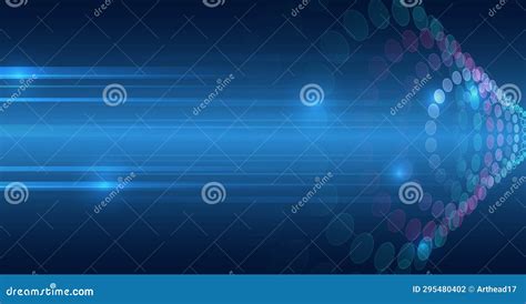 Big Data Visualization On Dark Background An Array Of Multi Colored