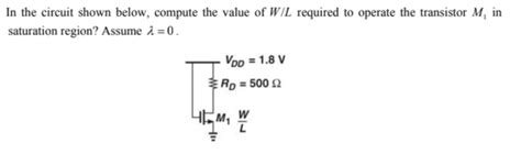 Solved In The Following Problem Assume That Vth 4v For