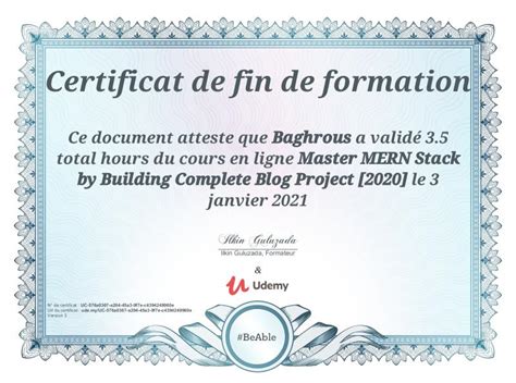 Baghrous Abdelmoumene On Linkedin Freecodecamp Mernstack Udemy Coding