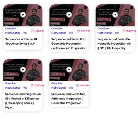 Sequence And Series 11th Sirf 5 Lecture Mai Kaise Rjeeneetards