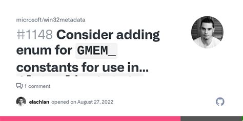 Consider Adding Enum For `gmem` Constants For Use In `oleduplicatedata` · Issue 1148