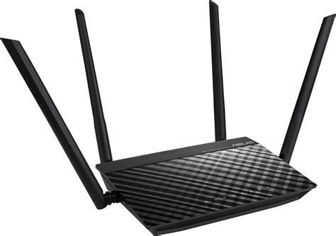 Asus Rt Ac Wifi Ac Dual Band Black Wireless Router Wootware