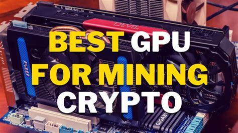 Best 5 Gpu To Mine Crypto In 2020