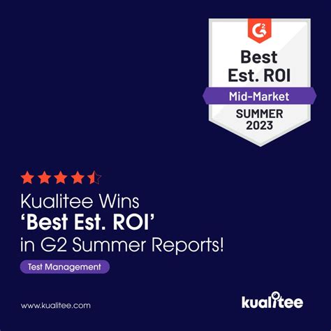 kualitee on linkedin kualitee g2 roi testmanagement midmarket