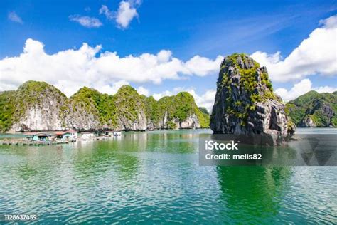 바위 아름 다운 석회암 중 크루즈와 외딴된 해변에 하 긴 베이 유네스코 세계 문화 유산 베트남 Unesco 조직된 단체에 대한 스톡 사진 및 기타 이미지 Istock