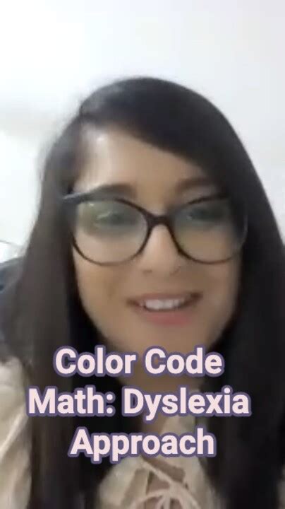 Video Darius Namdaran On Linkedin Color Code Math Dyslexia Approach