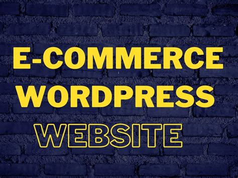 Responsive Wordpress Ecommerce Website Design Upwork