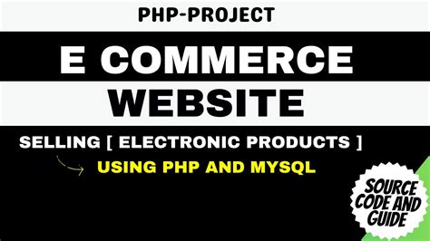 e commerce website using php and mysql best project