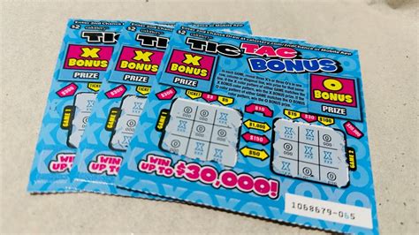 Trying Out Brand New Tic Tac Bonus California Lottery Scratchers