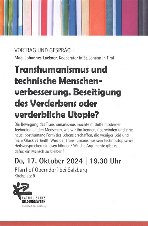 Transhumanismus And Techn Menschenverbesserung Stadtpfarre Oberndorf