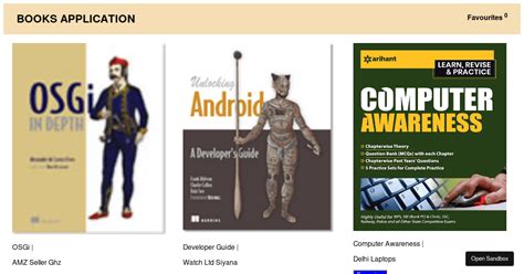 Book Application Codesandbox