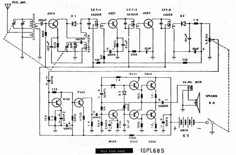 Yankee Charlie One Charlie Whisky Kilo Skema Radio Transistor Jadul