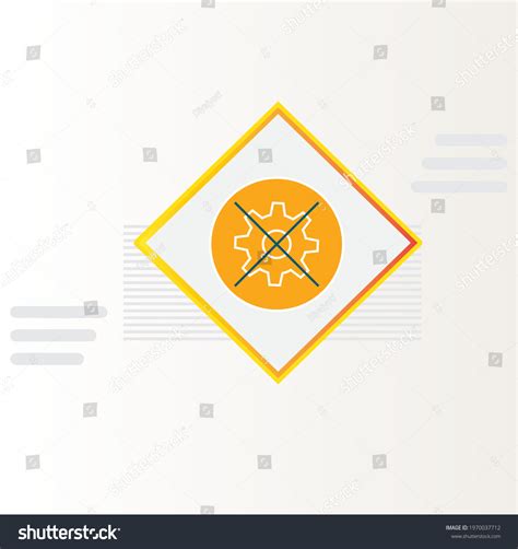 Kill Proccess Tool Icon Isolated Background Stock Vector Royalty Free